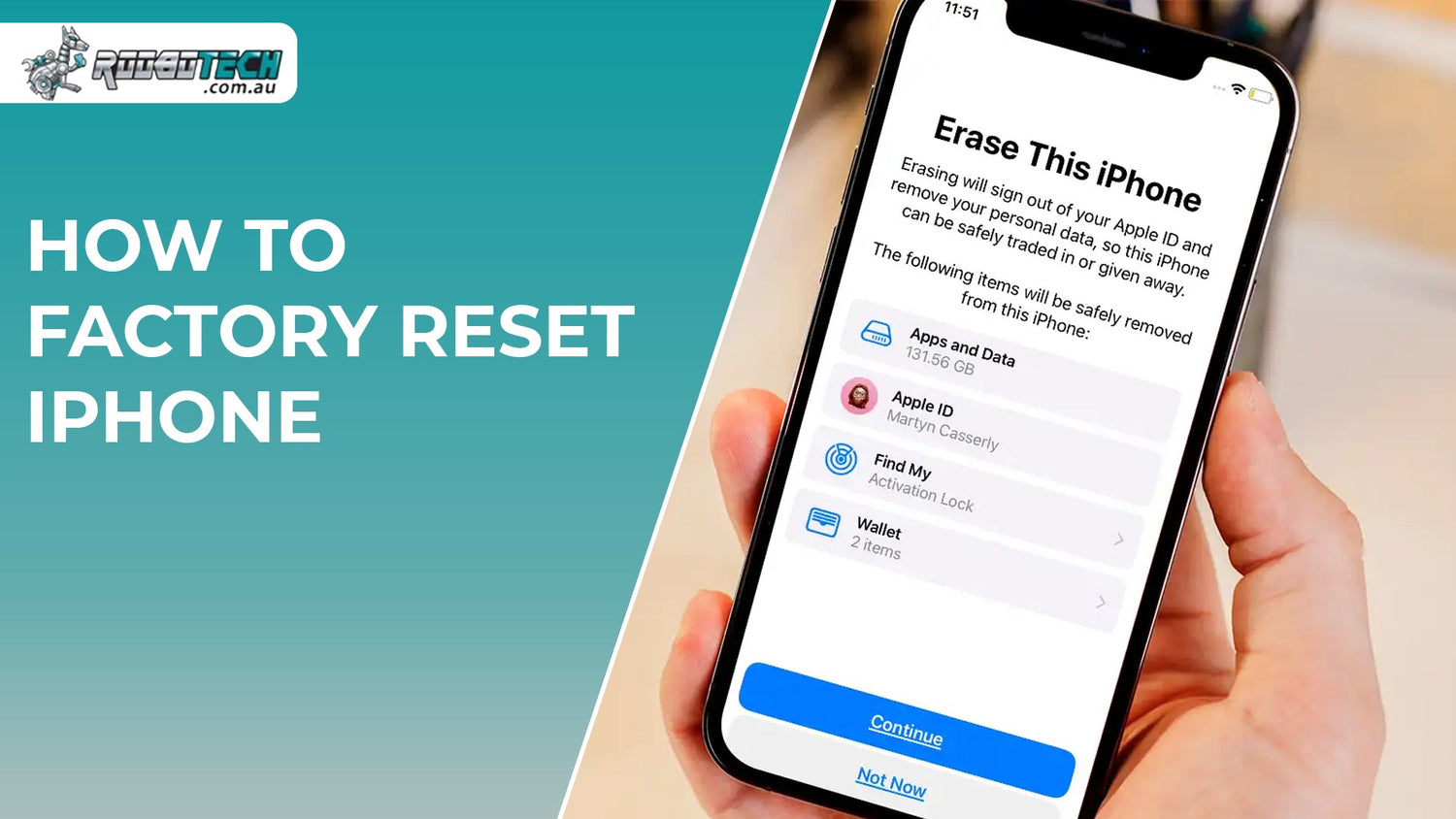 How to Factory Reset iPhone Without Losing Your Data – Roobotech